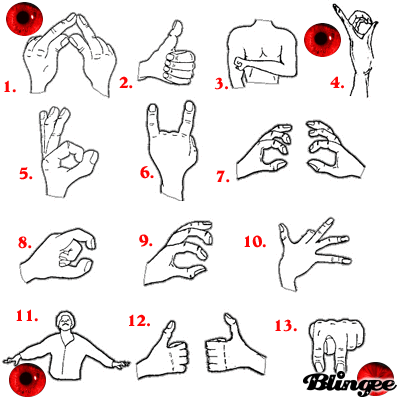 hand sing Picture #97529860 | Blingee.com