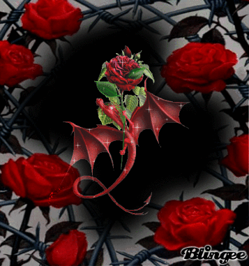 Red Rose Dragon Picture #101173269 | Blingee.com