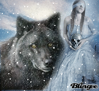 Angel Wolves Wallpaper