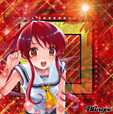 anime red and yellow -original blingee by hiki96- Picture #112643755 ...