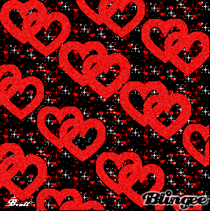 Red Glitter Heart Gif