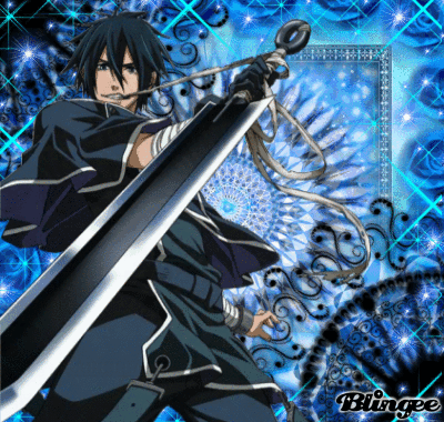 Anime Blue Animated Pictures for Sharing #128993457 | Blingee.com
