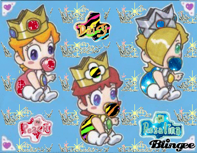 Baby Peach, Daisy, and Rosalina Fotografía #129599806 | Blingee.com