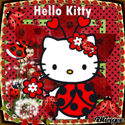 Hello Kitty - Lady Bug Picture #136097138 | Blingee.com