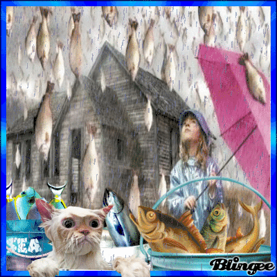 Fishing in the rain Picture #137567106 | Blingee.com