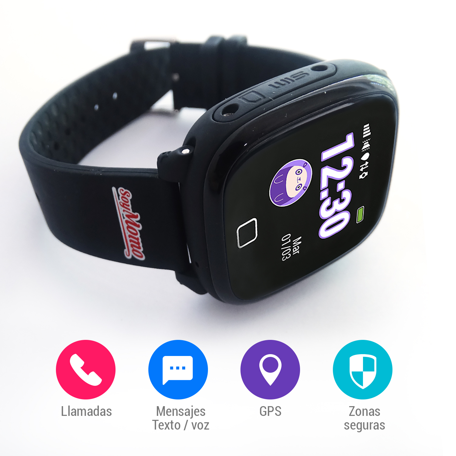 Ripley - RELOJ CELULAR GPS PARA NIÑOS MOMO H2O NEGRO