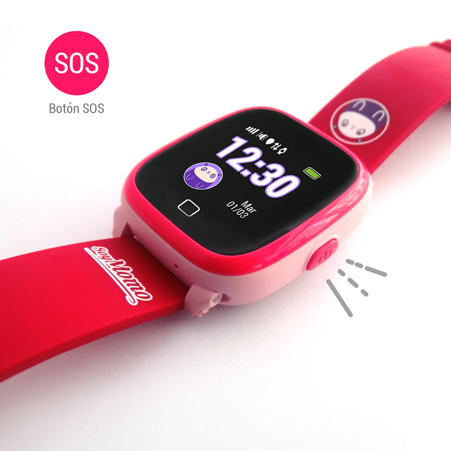 Ripley - RELOJ CELULAR GPS PARA NIÑOS MOMO H2O ROSADO