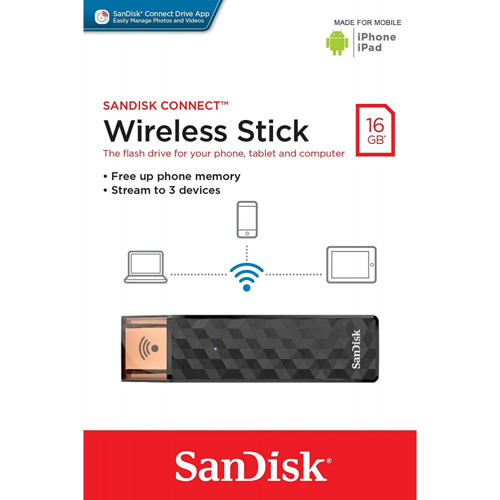Ripley - SANDISK MEMORIA USB WIRELESS STICK 16GB