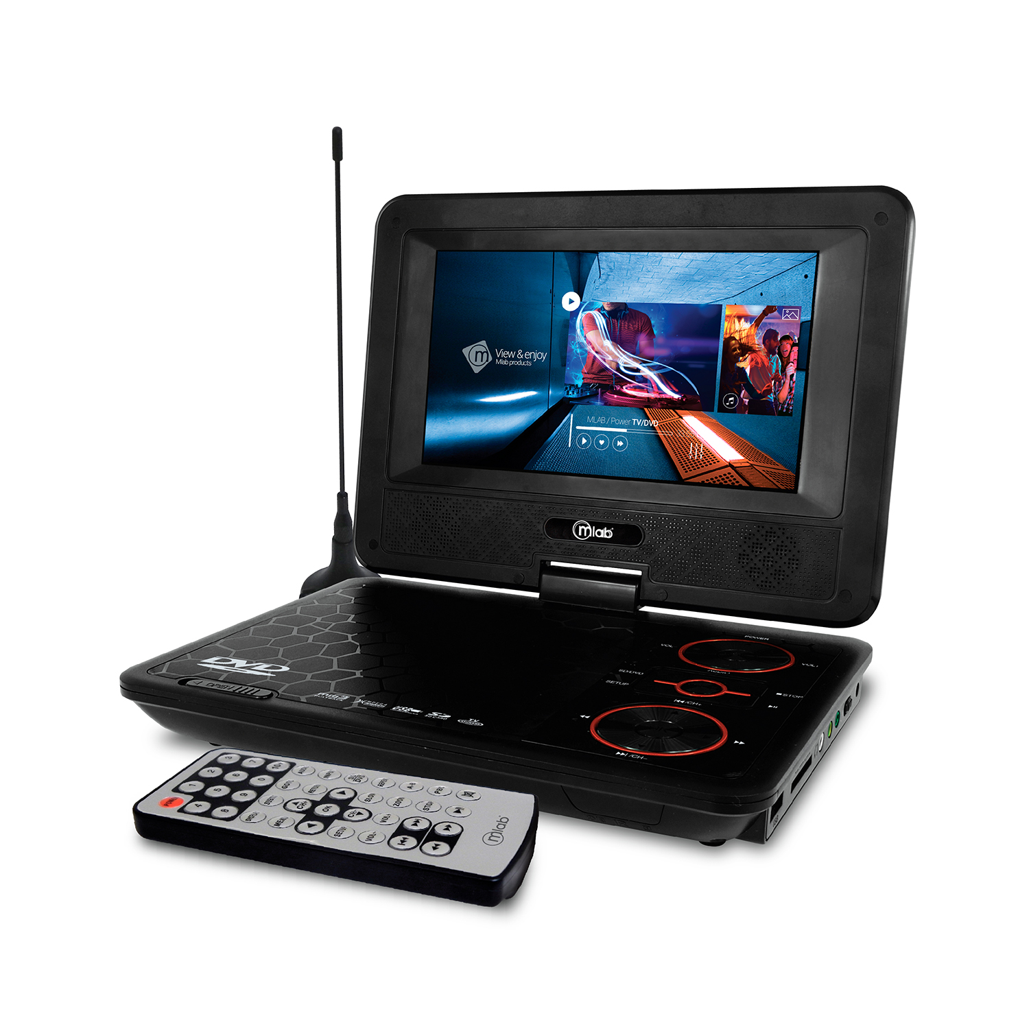 Ripley - TV PORTATIL 7' NEGRO