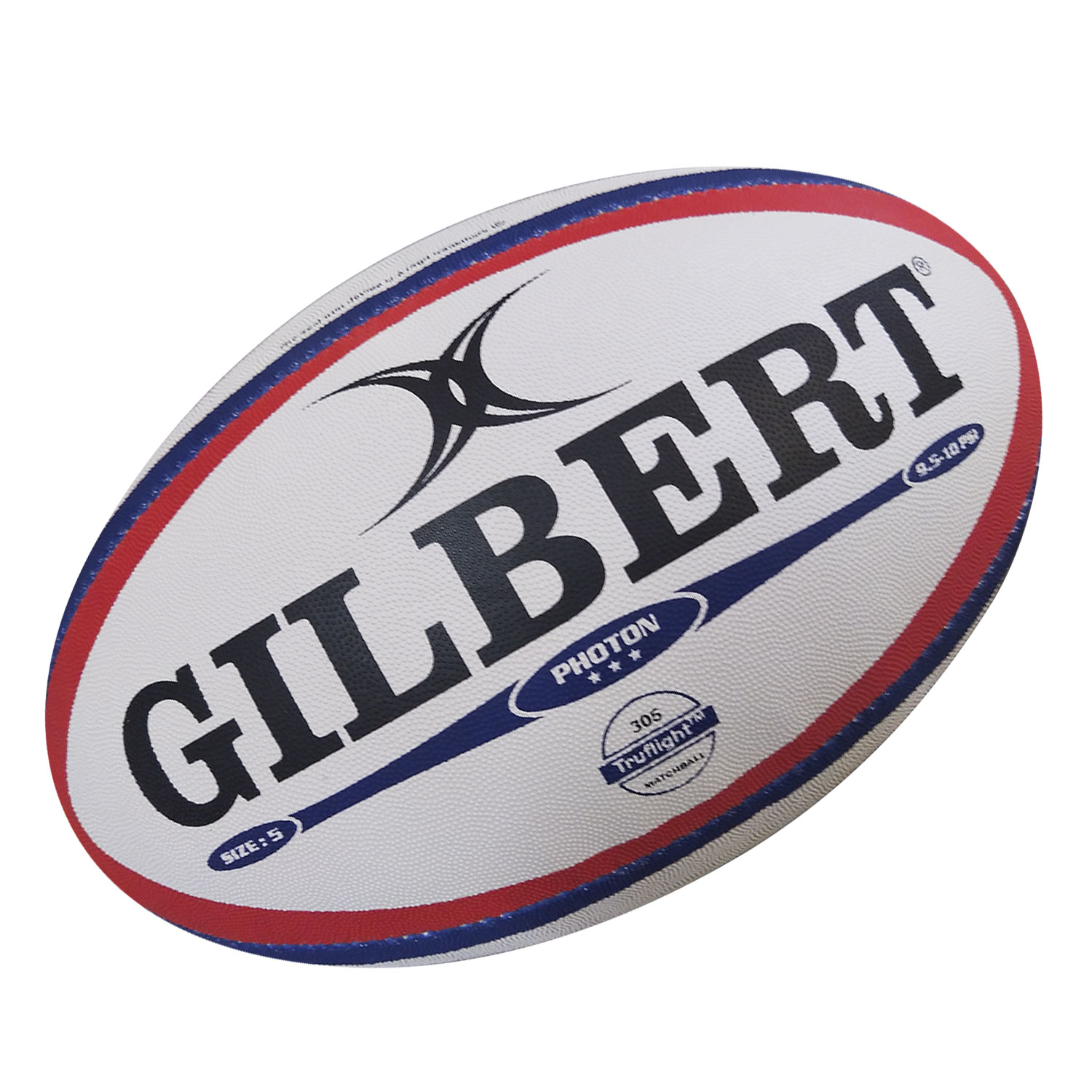Ripley - GILBERT PELOTA DE RUGBY PHOTON OFFICIAL SZ 5 - RED/BLUE