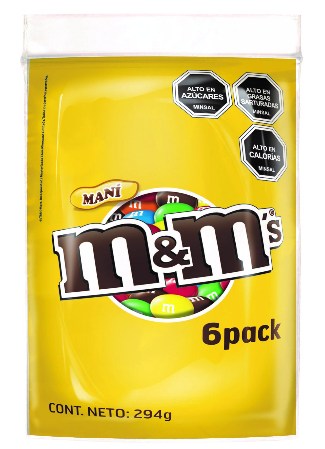 Ripley - M&M MANÍ 48 GRS PACK DE 6 UNIDADES