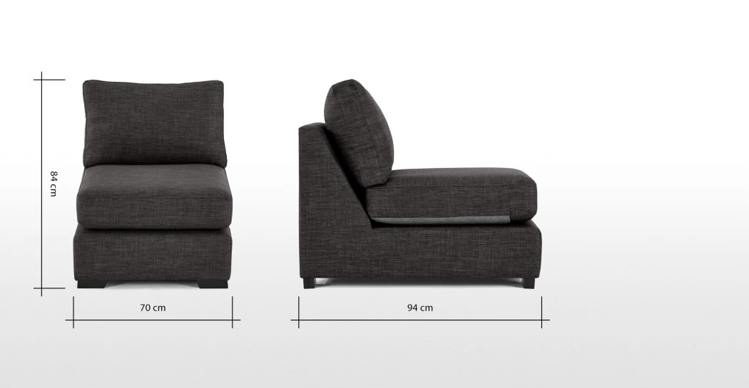 Ripley - SILLÓN MODULAR MORTIMER - GRIS FOCA