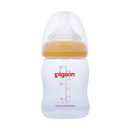 Ripley - PIGEON - BIBERÓN SOFTOUCH PERISTÁLTICPLUS BPA FREE BOCA ANCHA 160ML AMARILLO