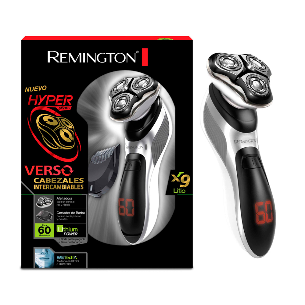 Ripley - AFEITADORA ROTATIVA CABEZALES INTERCAMBIABLES REMINGTON