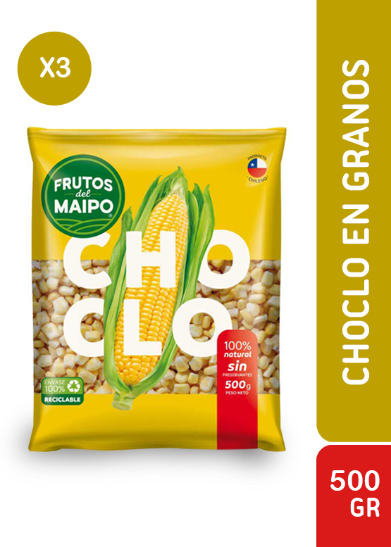 Ripley - PACK CHOCLO EN GRANOS BOLSA 500 G X3 UND