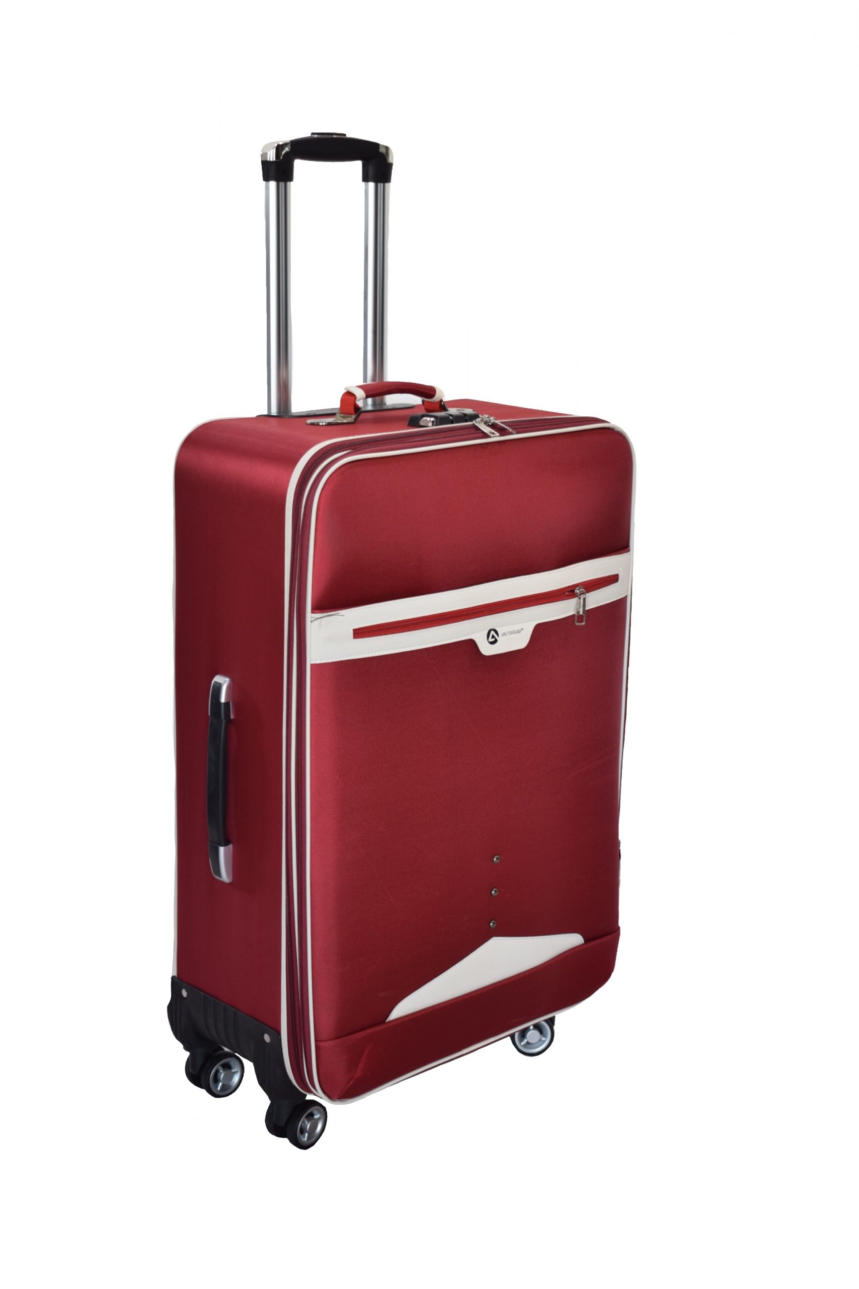 Ripley Set De Maletas De Tela Aristócrata 3 Piezas Rojo