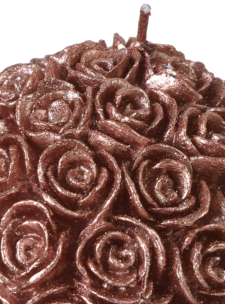 Ripley - VELA DECORATIVA ROSAS PALO ROSA BOLA