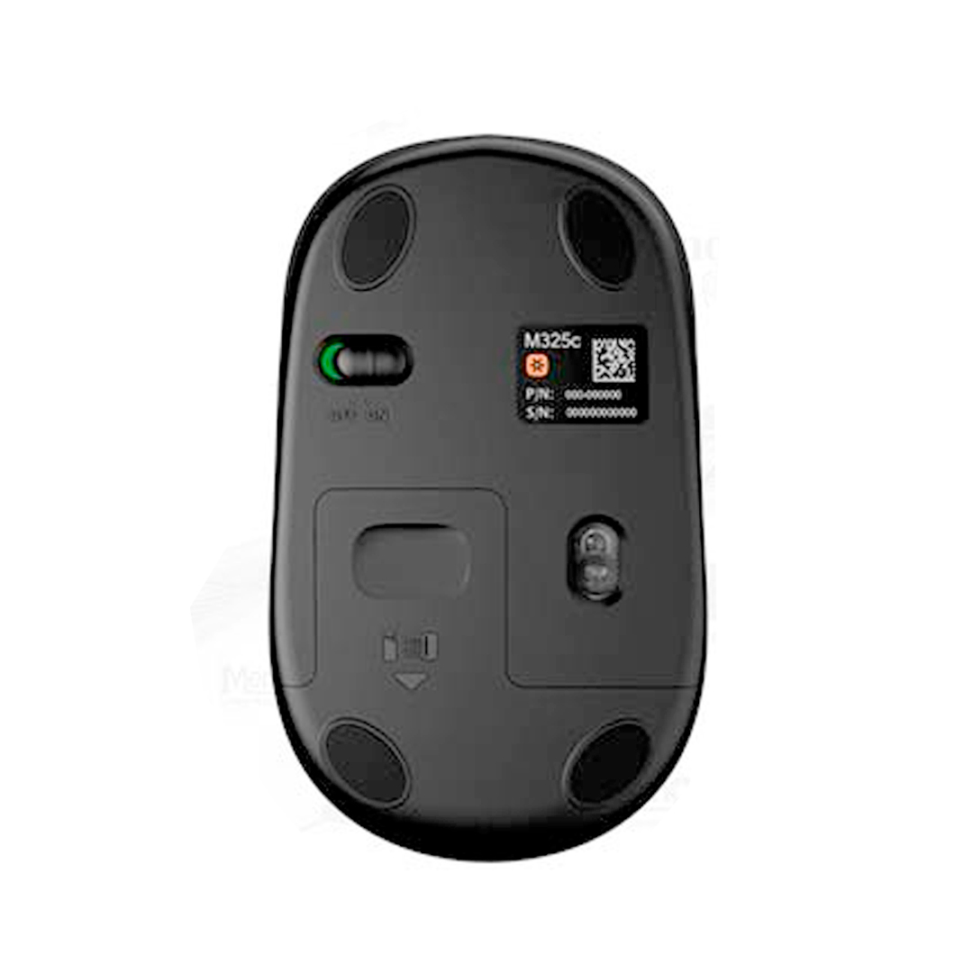 Ripley - MOUSE INALÁMBRICO LOGITECH M317C WIRELESS 1000DPI FLORAL NEGRO