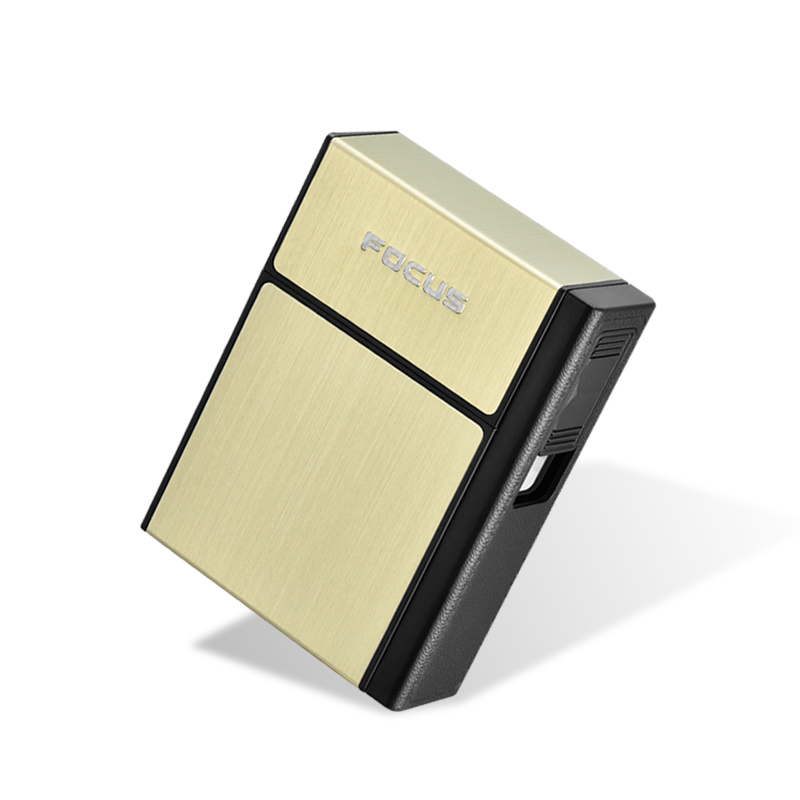 Ripley - PORTA CIGARRERA ENCENDEDOR FOCUS RECARGABLE - DORADO