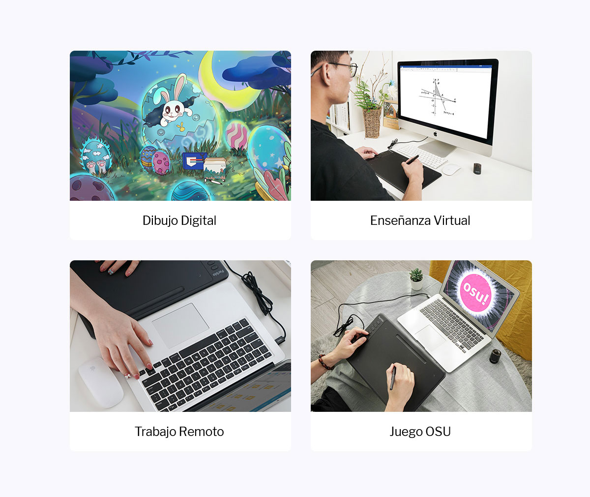 PARBLO Tableta Gráfica Parblo Intangbo M Black Dial con Guante ...