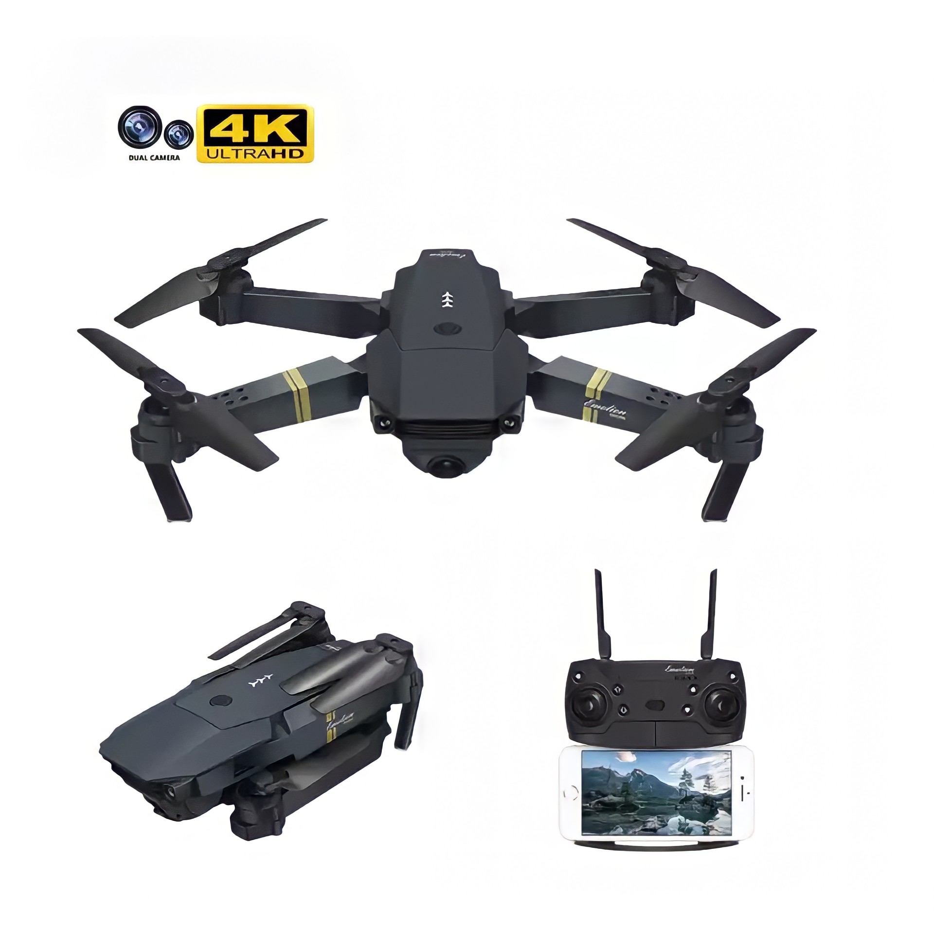 Ripley - DRON 2 CÁMARAS WIFI PLEGABLE FVP
