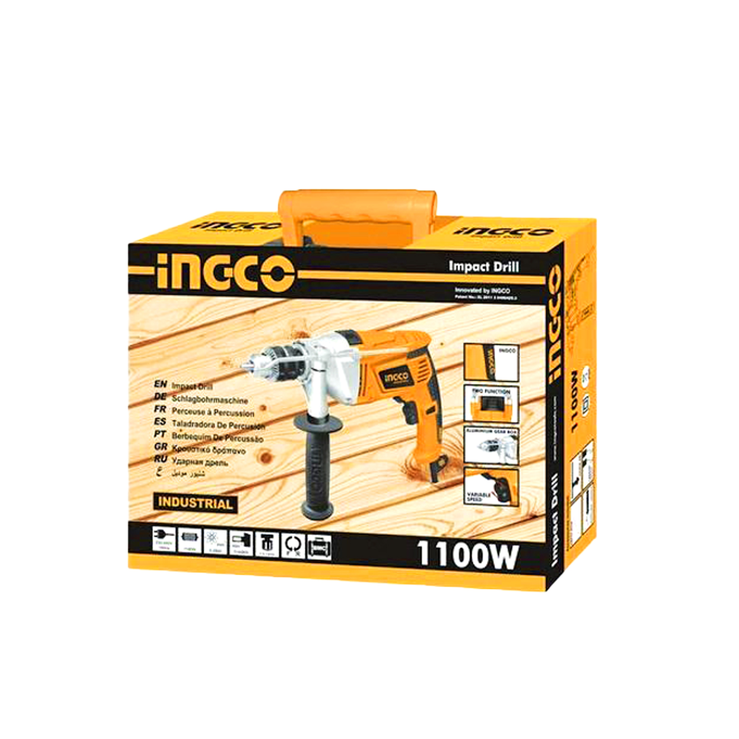 Ripley - TALADRO PERCUTOR 1100W ELÉCTRICO 13MM INNDUSTRIAL INGCO - ID11008