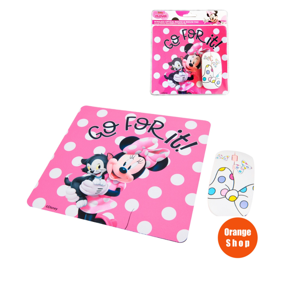 Ripley - NOC KIT MOUSE INALAMBRICO Y MOUSE PAD MINNIE 1