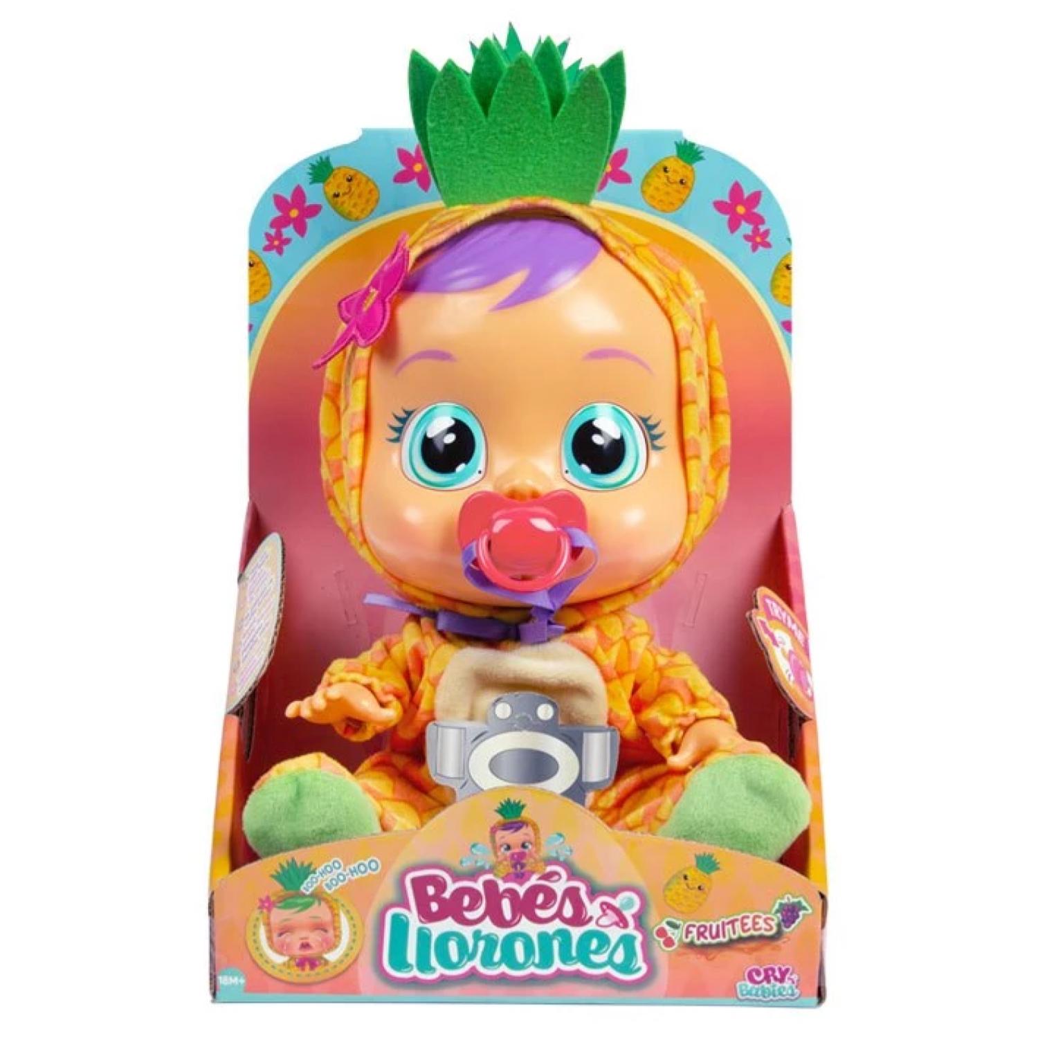 Ripley - JUGUETE MUÑECA BEBE LLORON PIA 30CM CRY BABYS