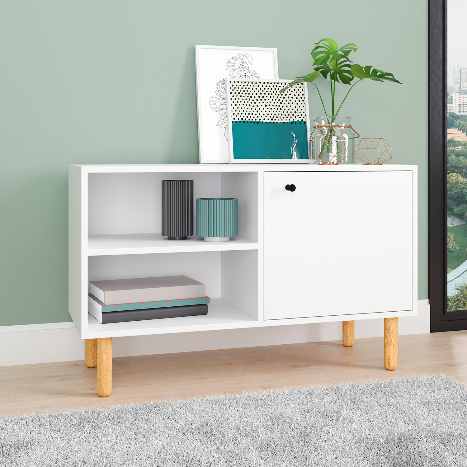 Ripley - APARADOR BUFFET EASY BLANCO