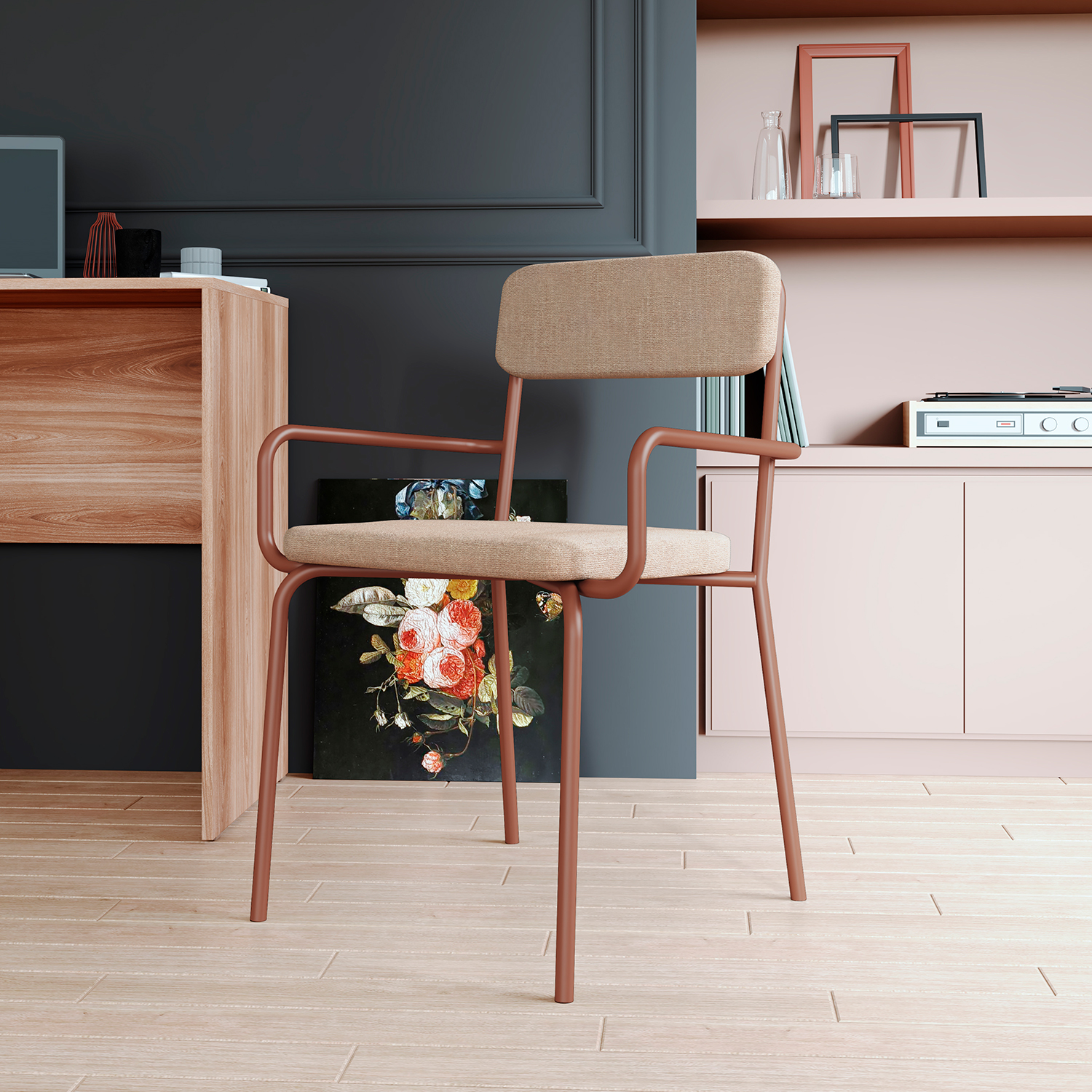 Ripley - SILLA LENOX ORO ENVEJECIDO MOCCA