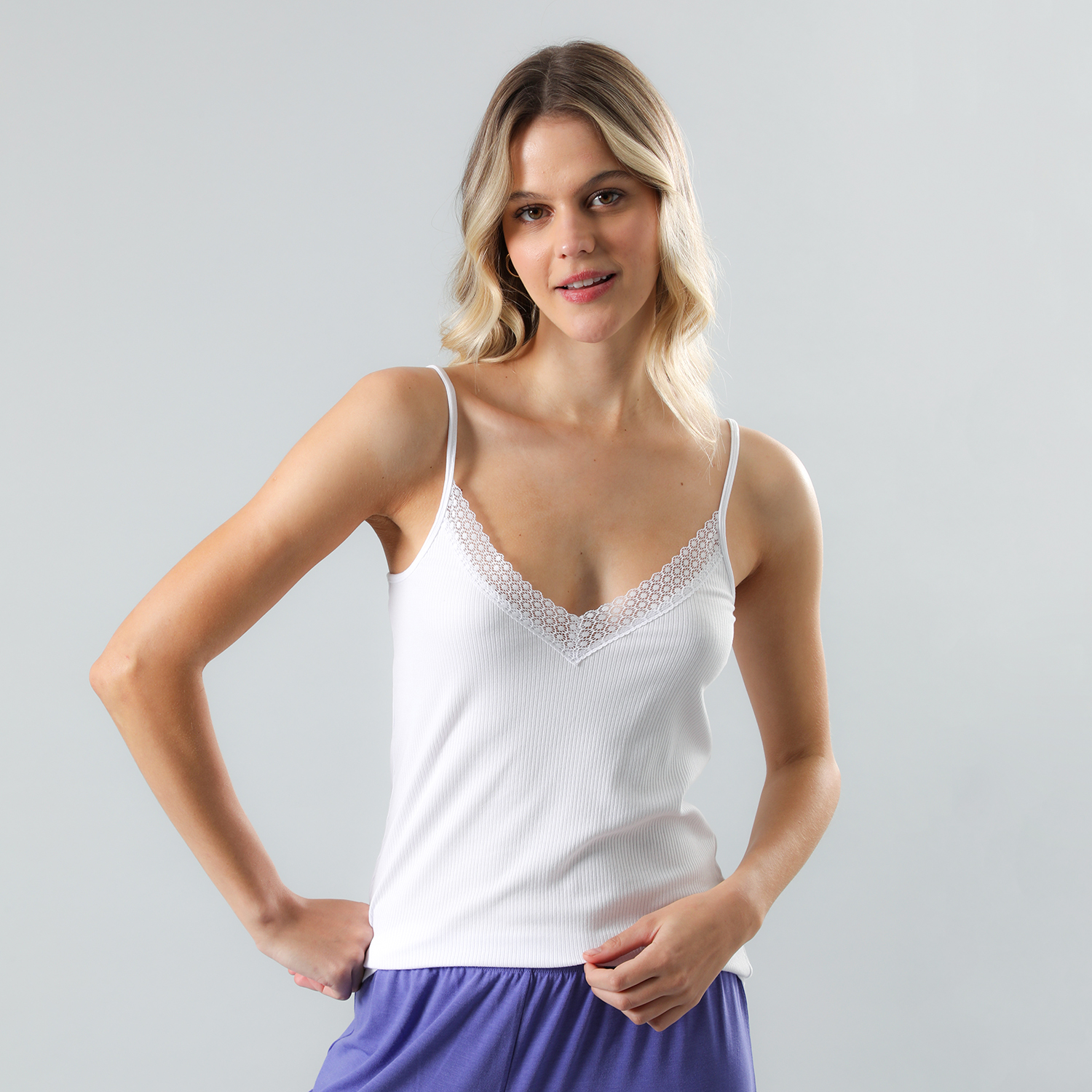 Ripley - TOP ENCAJE RIBS