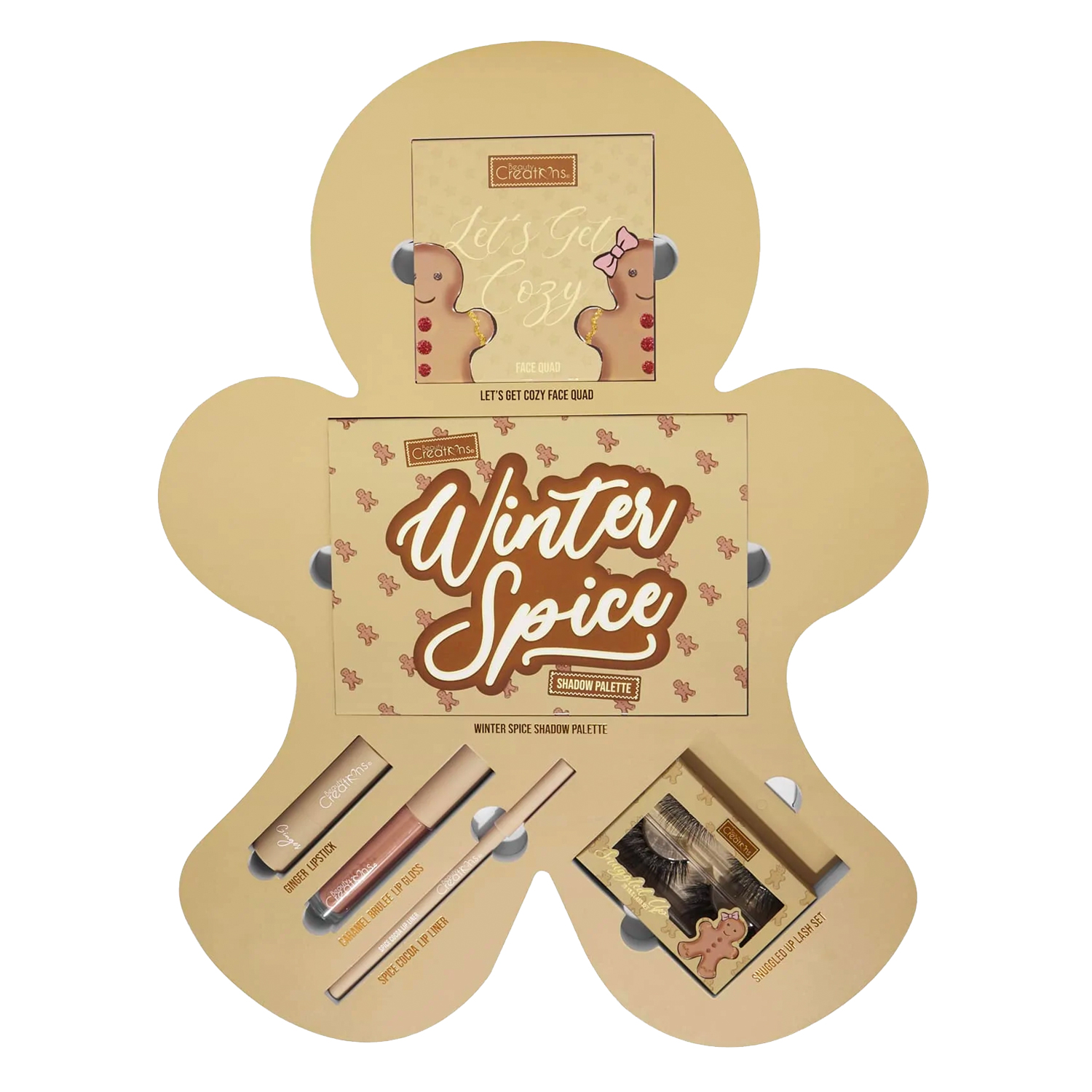 Ripley - COLECCIÓN GALLETA DE NAVIDAD 'WINTER SPICE' BEAUTY CREATIONS
