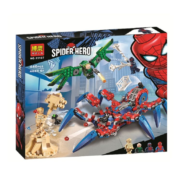 Ripley - JUEGO DIDACTICO ARMABLE BELA SPIDER HERO 440PCS - 11187BE