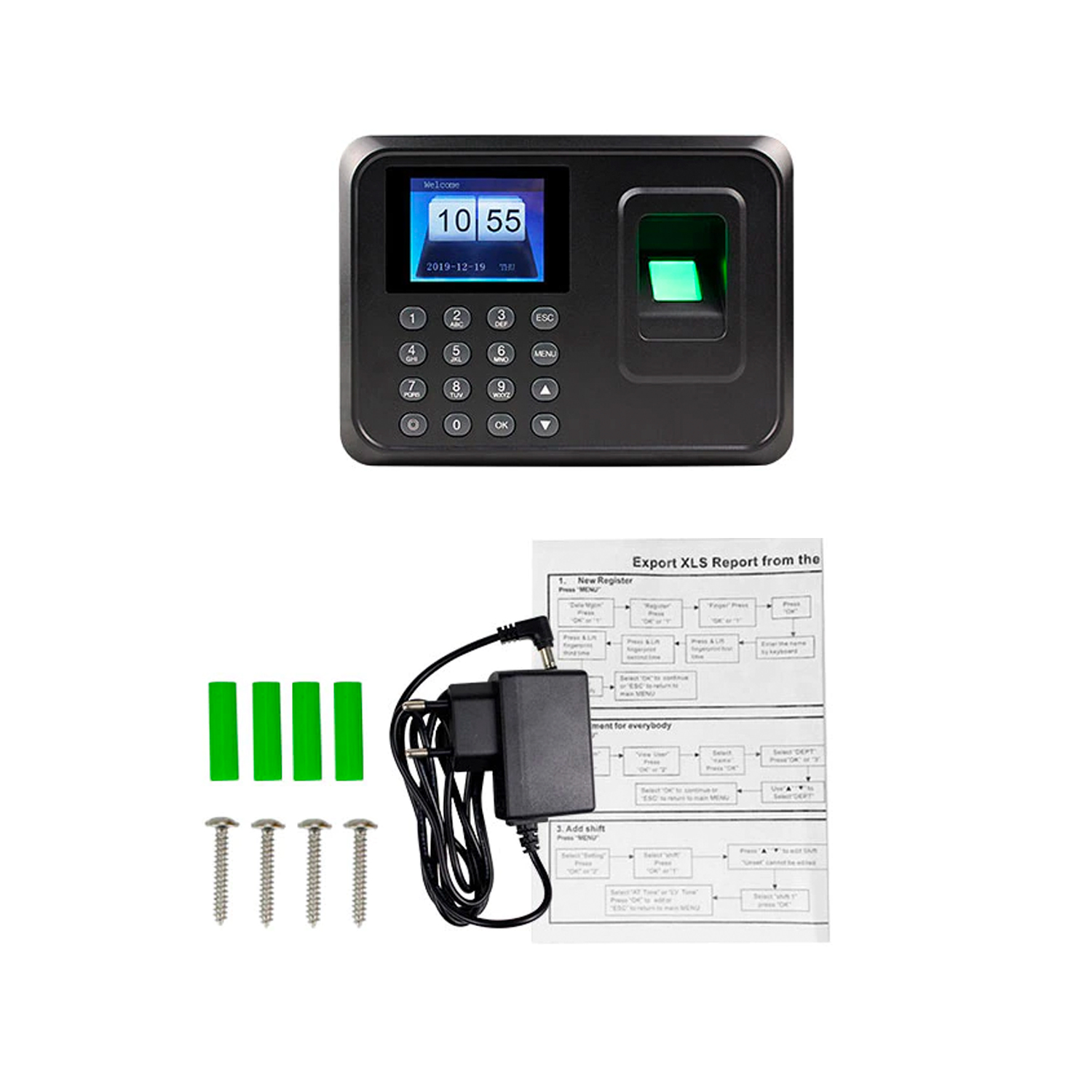 Ripley - RELOJ CONTROL DE ASISTENCIA DIGITAL CON HUELLA BIOMÉTRICO