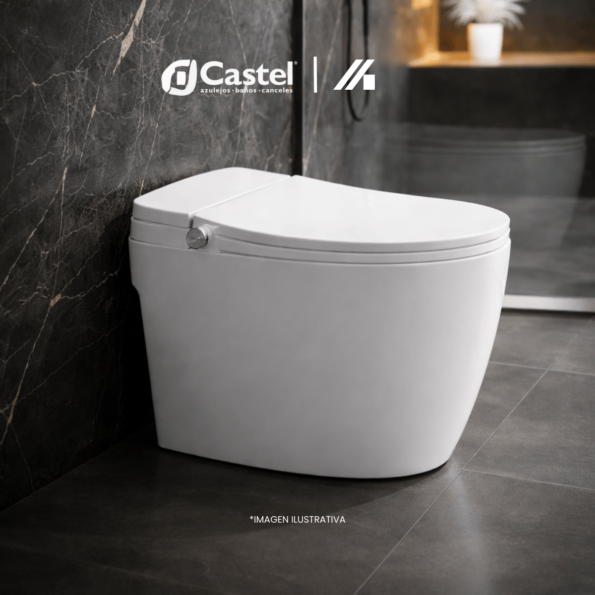 Sanitario Castel One Piece Tanque Oculto Blanco - CA-JUPITER BASIC ...