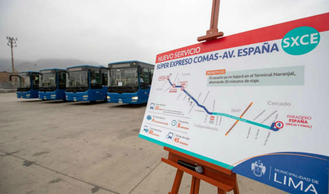 Servicio “Súper expreso” del Metropolitano...