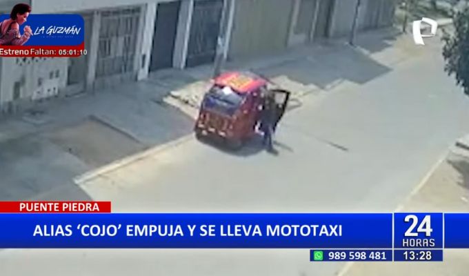 Puente Piedra: Alias "cojo" empuja y se...