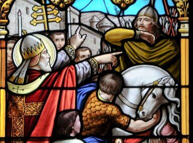 San León Magno, Papa, el que enfrentó a Atila cuando todo estaba perdido
