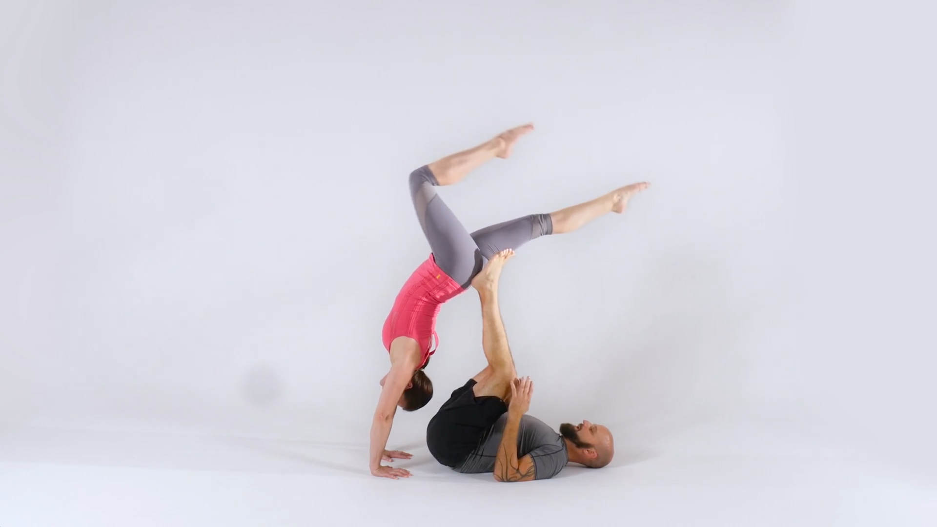 AcroYoga Tutorial: Handstand Walkover to Throne to Bird