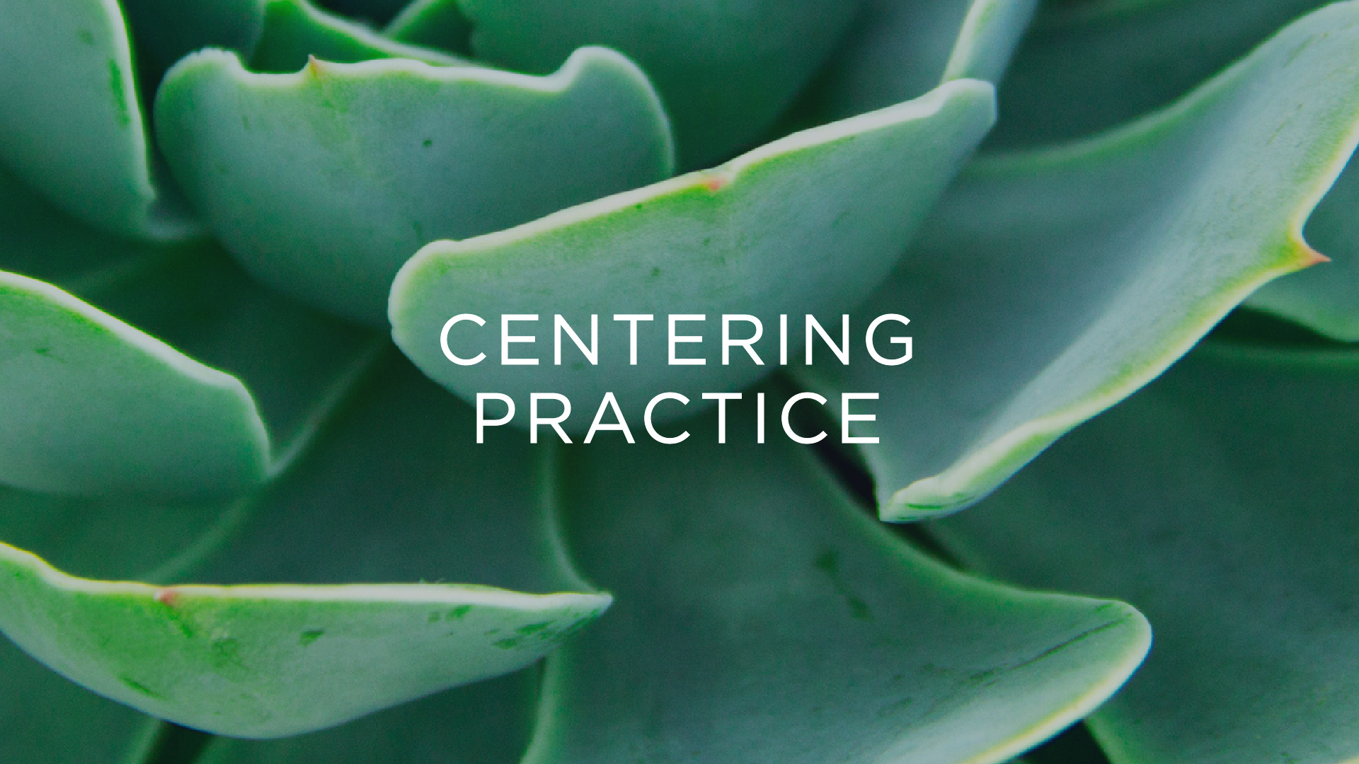 Centering Practice | Yoga International