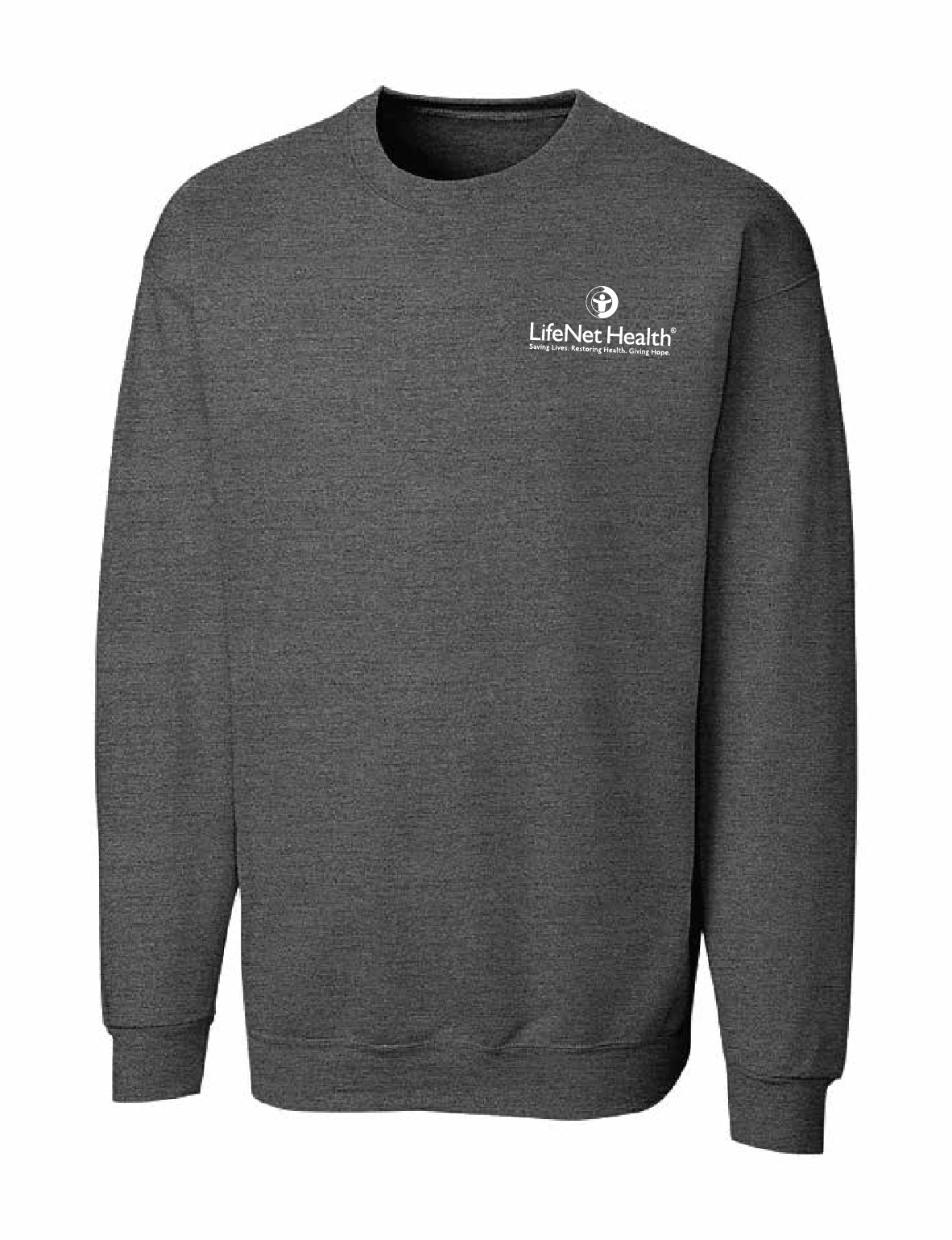 LifeNet Adult Basics Crew - Dark Heather