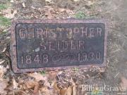 Christopher Seider 1848 - 1930 BillionGraves Record