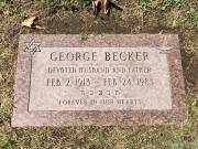 George Becker 1913 - 1983 BillionGraves Record