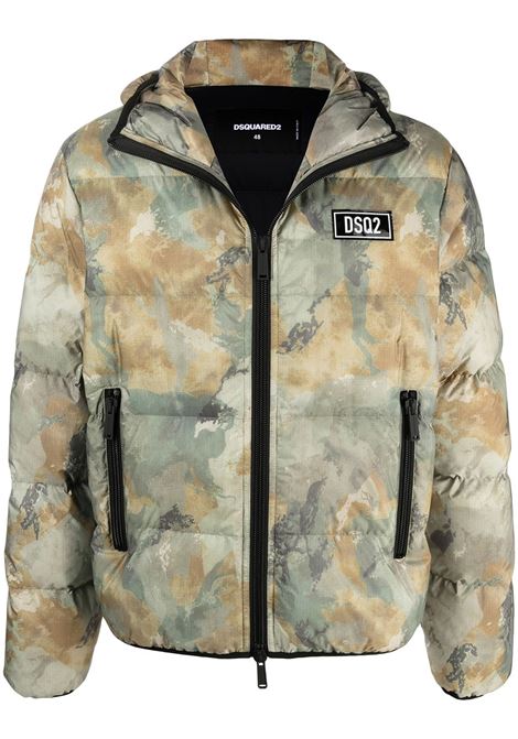 Blue padded jacket - DSQUARED - Cenere GB