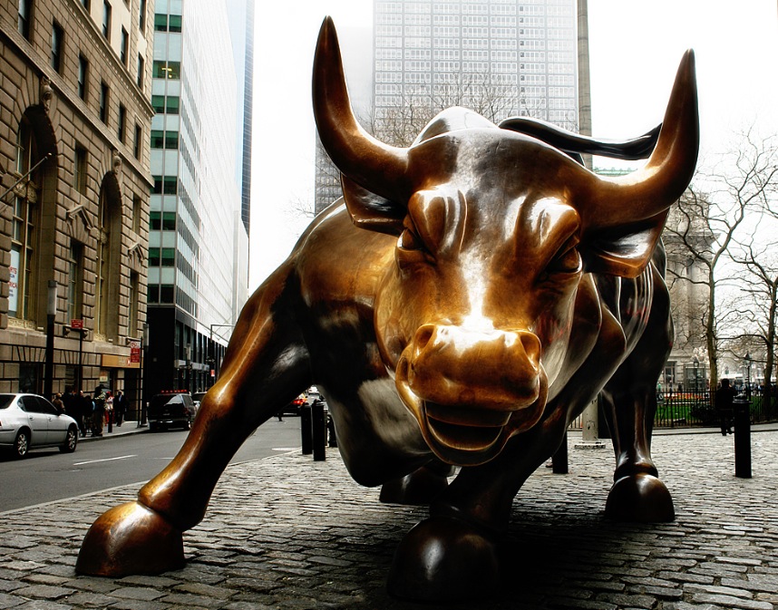 Charitybuzz: 24K Gold Limited Edition Wall Street Bull Timepiece Custo ...