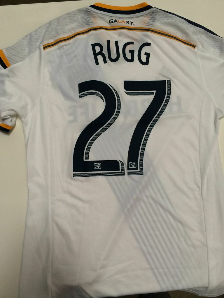Charitybuzz: Charlie Rugg Game Worn LA Galaxy Jersey from 2014 Tour ...