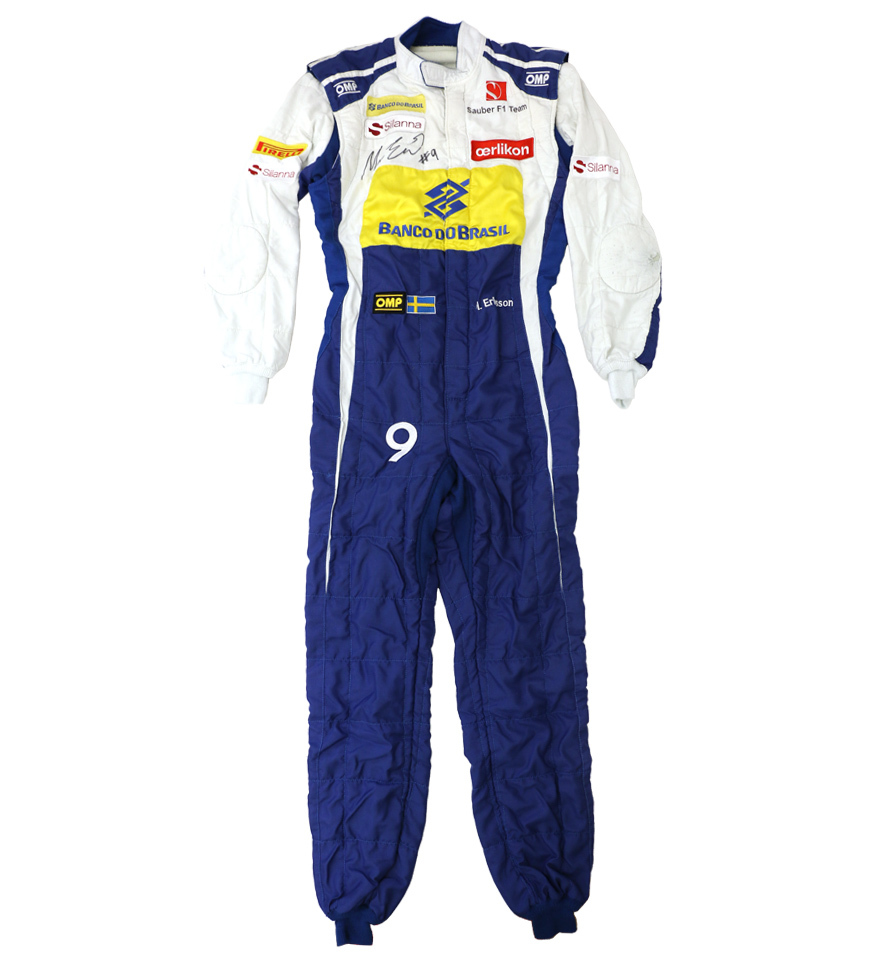 Charitybuzz: Sauber F1 Team Signed Racing Suit - Lot 741105