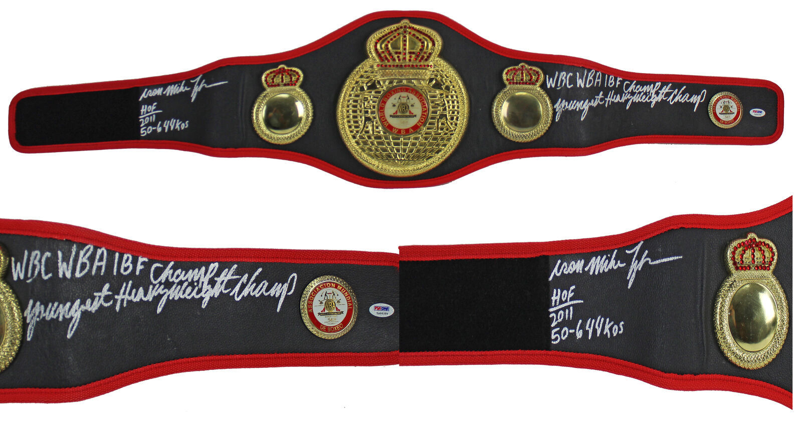 Charitybuzz: Mike Tyson Signed & Inscribed WBA Championship Belt - Lot ...