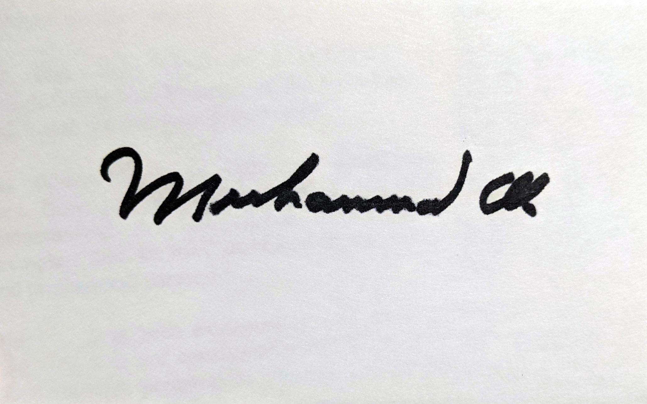 Charitybuzz: Muhammad Ali Signature & Lighting the Olympic Flame P ...