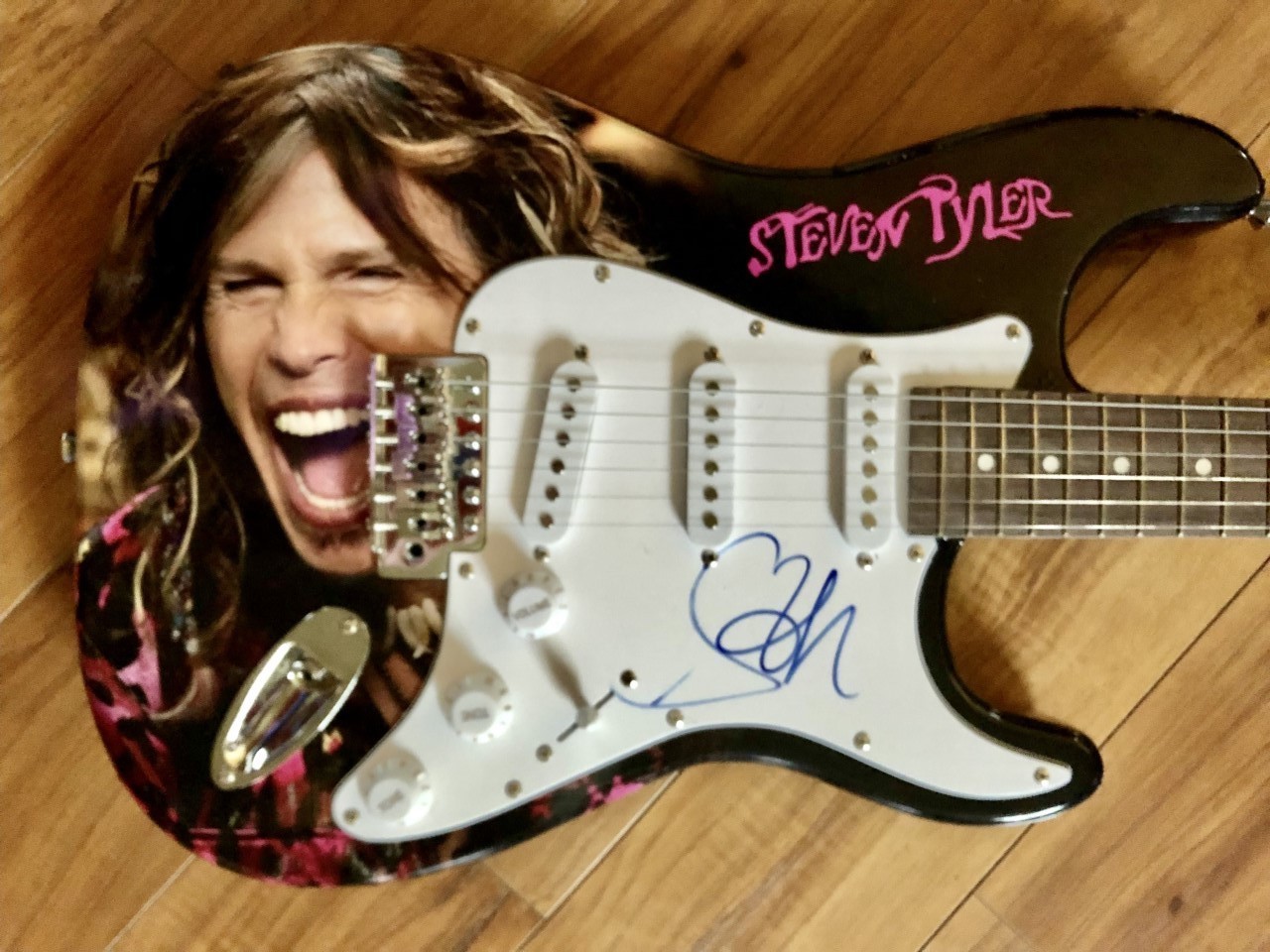 Charitybuzz: Steven Tyler Signed Electric Guitar - Lot 2267810